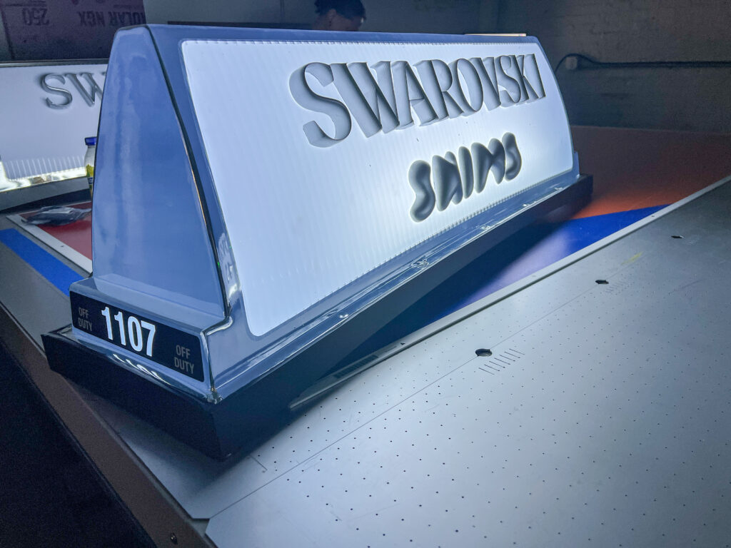 Skims X Swarowski launch — NVS Visuals - Event wraps 3d printing